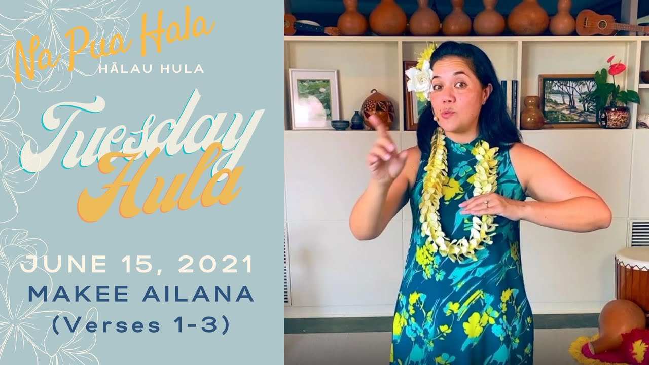 HULA Lesson: Makee Ailana - Week #3 - YouTube