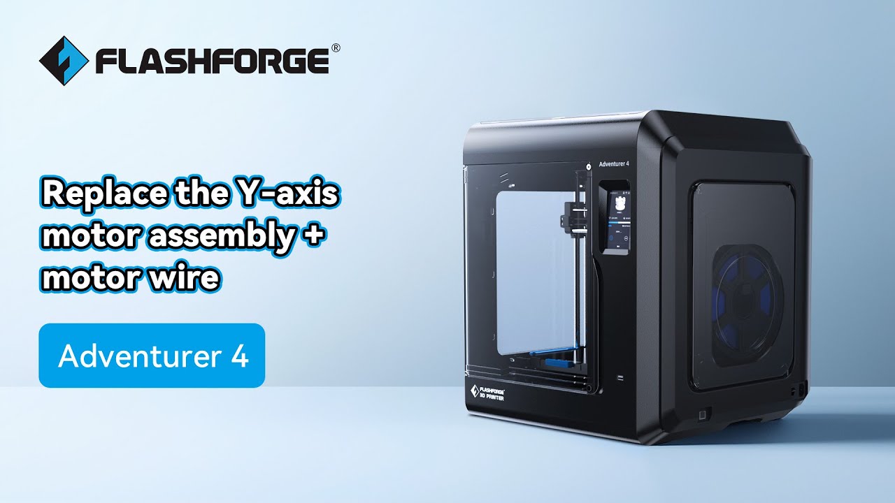 Replace the Y-axis motor assembly + motor wire - YouTube