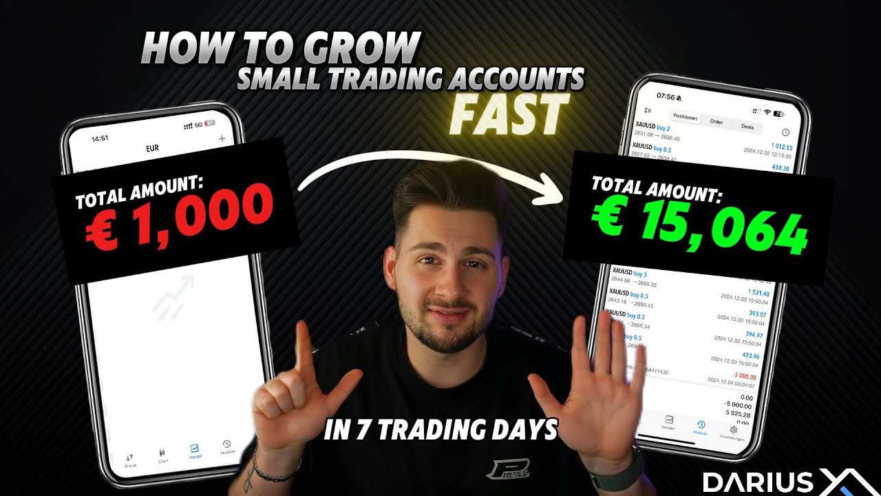 How to Grow Small Trading Accounts FAST - YouTube