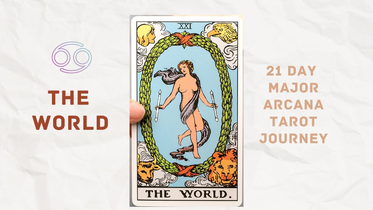 THE WORLD - Major Arcana Tarot Card - Learn Tarot - YouTube