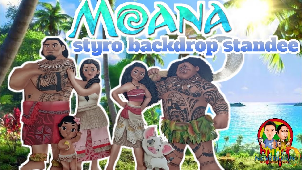 Moana styro standee - YouTube