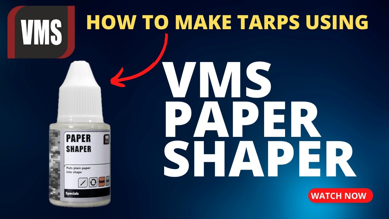 Making Tarps using VMS Paper Shaper - YouTube