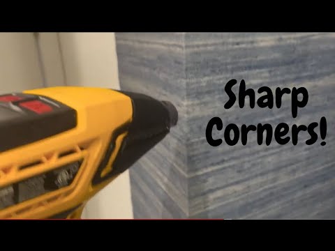 How to Make Sharp Outside Corners on Residential Vinyl Wallcovering ...