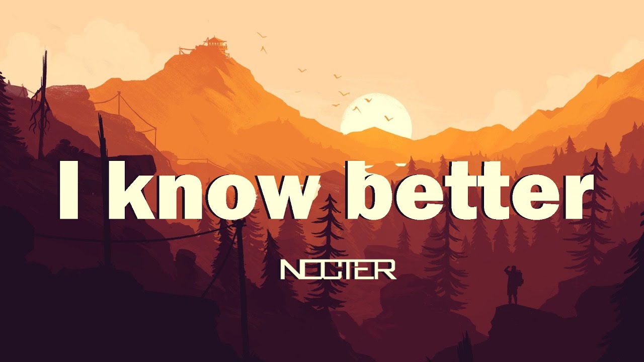 Nocter - I know better (feat CAROLINE) - YouTube