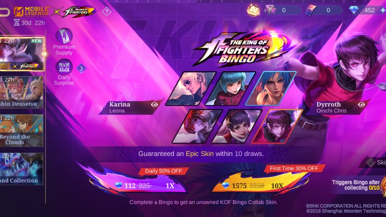KOF Event is back and Free bingo token 😱😱😱 2025 - YouTube