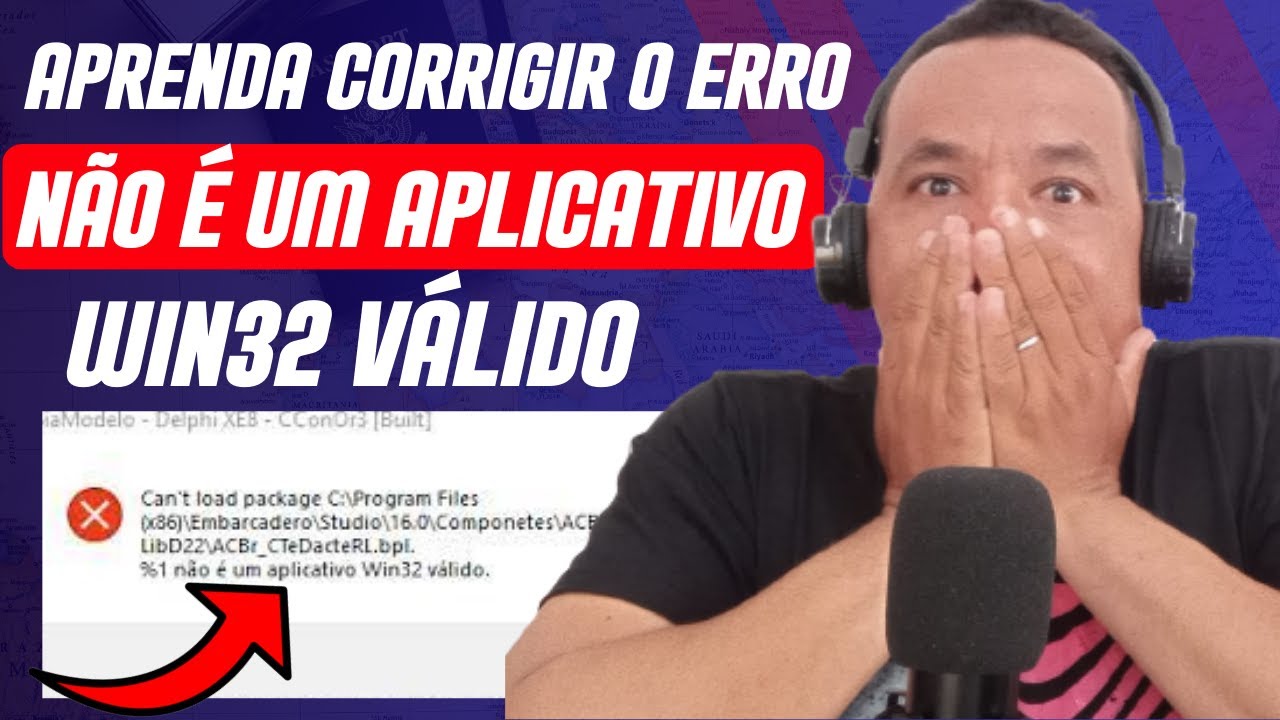 Como resolver erro não é um aplicativo win32 válido - YouTube