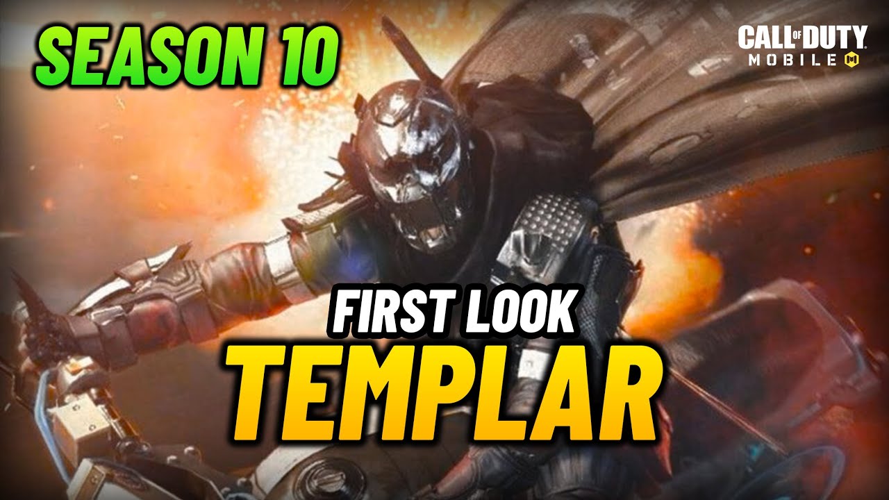 *New* Templar Skin First Look Season 10 | Cod Mobile Season 10 Battle ...