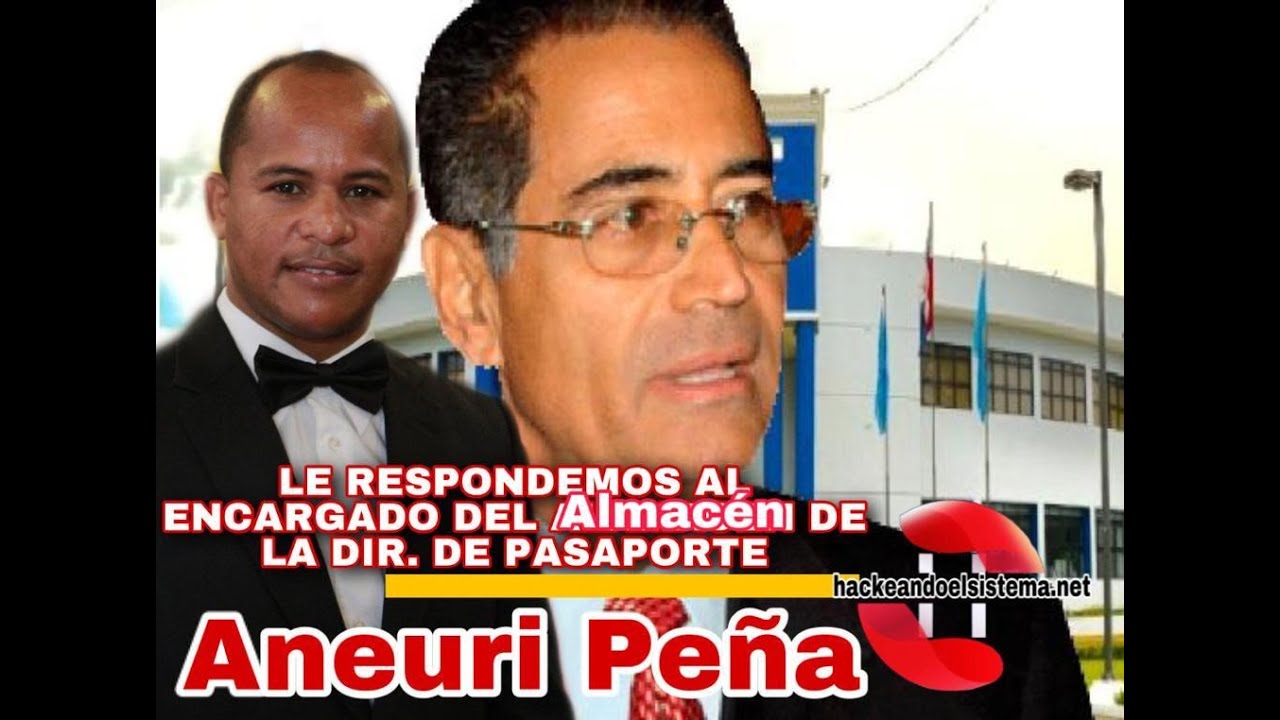 Le respondemos al encargado del almacen de la dir. de pasaporte Aneuri ...