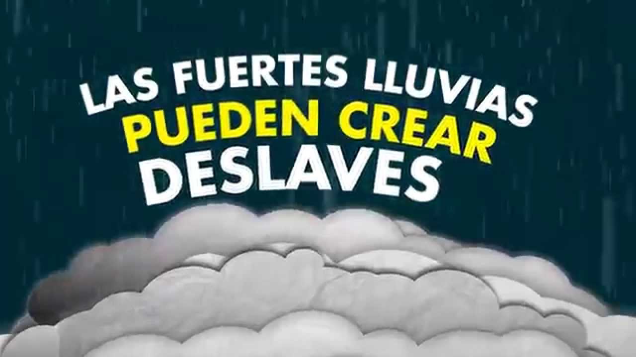 Campaña prevención ante deslaves - YouTube