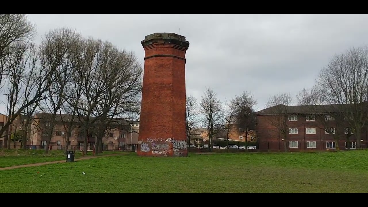 crown street park liverpool looking at edge hill cuttings vents in the ...