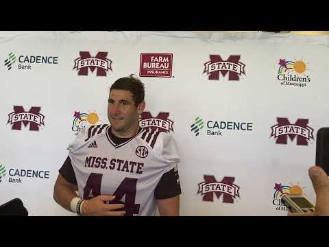 Mississippi State linebacker Jett Johnson - YouTube