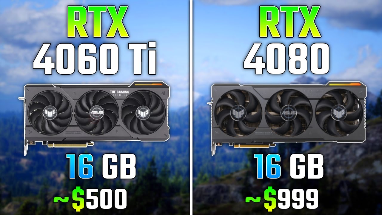 RTX 4060 Ti vs RTX 4080 | Test in 7 Games - YouTube