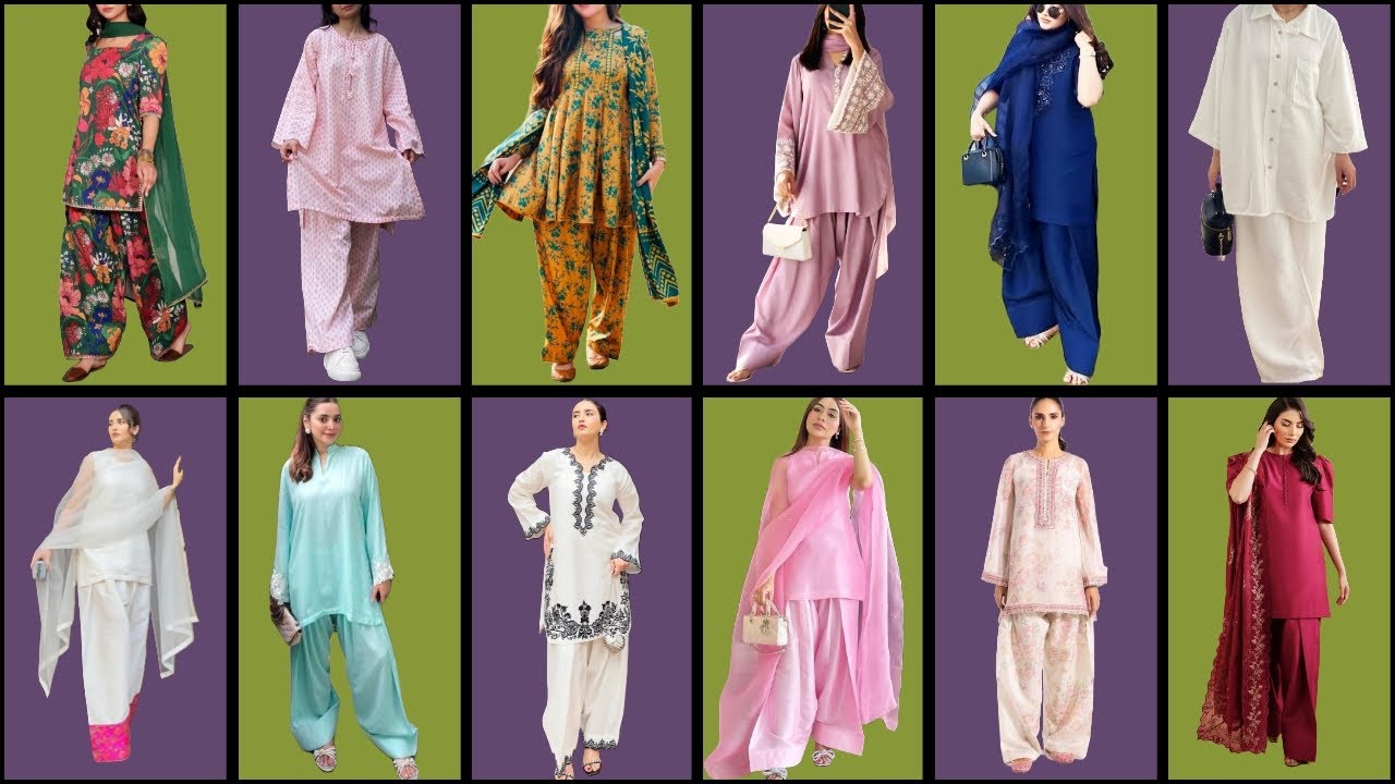 Elegant Farshi Shalwar Designs for Eid 2025 | Traditional & Trendy ...