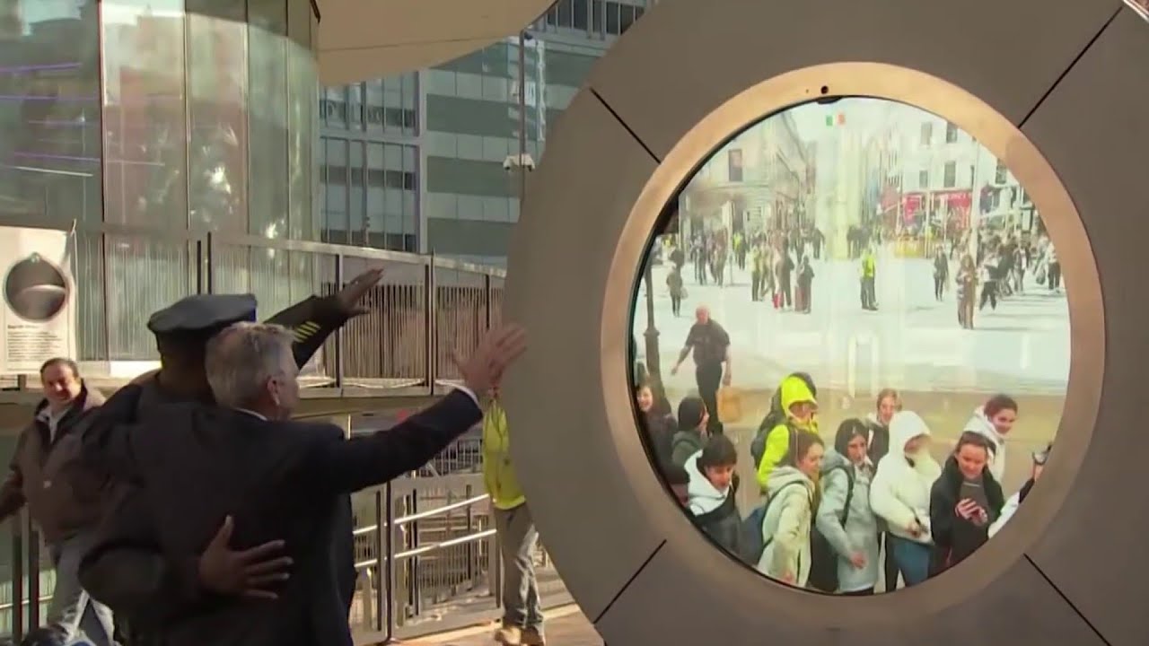 Philly Portal goes back online in LOVE Park. See what city it connected ...
