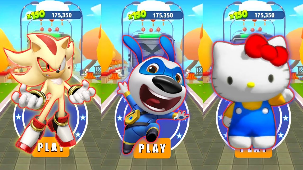 Super Shadow 🆚 Hero Hank 🆚 Hello Kitty ! vs All Bosses Zazz Eggman ...