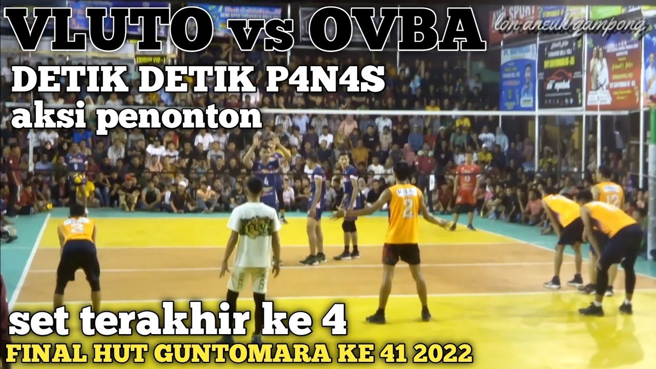 FINAL OVBA VS VLUTO TURNAMEN VOLLY BALL ACEH TERBARU 2022 HUT GUNTOMARA ...