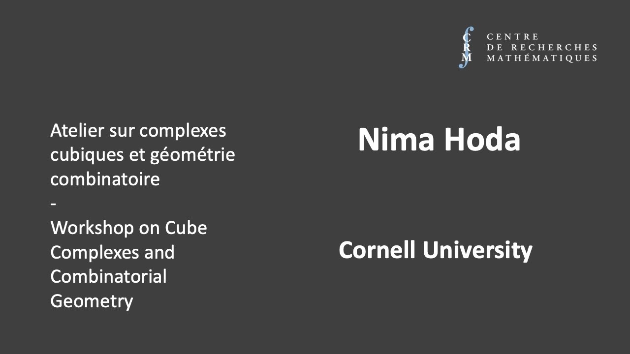 Nima Hoda: Notions of nonpositive curvature and groups III. - YouTube