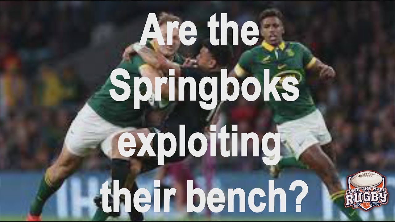 Are the Springboks Exploiting their Bench? and other questions - YouTube