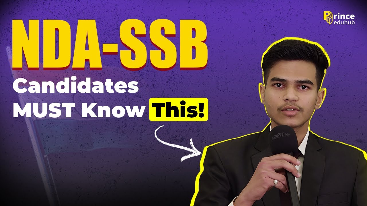 NDA-SSB Candidates MUST Know This - YouTube