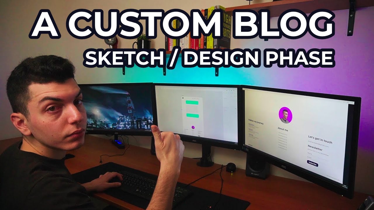 HOW I'M CREATING A CUSTOM BLOG - Sketch / Design Phase (as a web ...