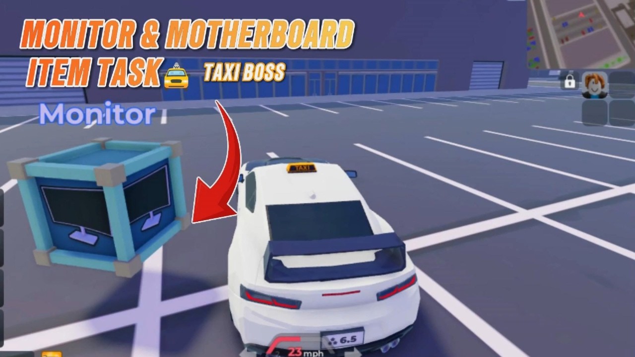 Monitor & Motherboard Item Task! Taxi Boss🚖 Roblox gameplay - YouTube