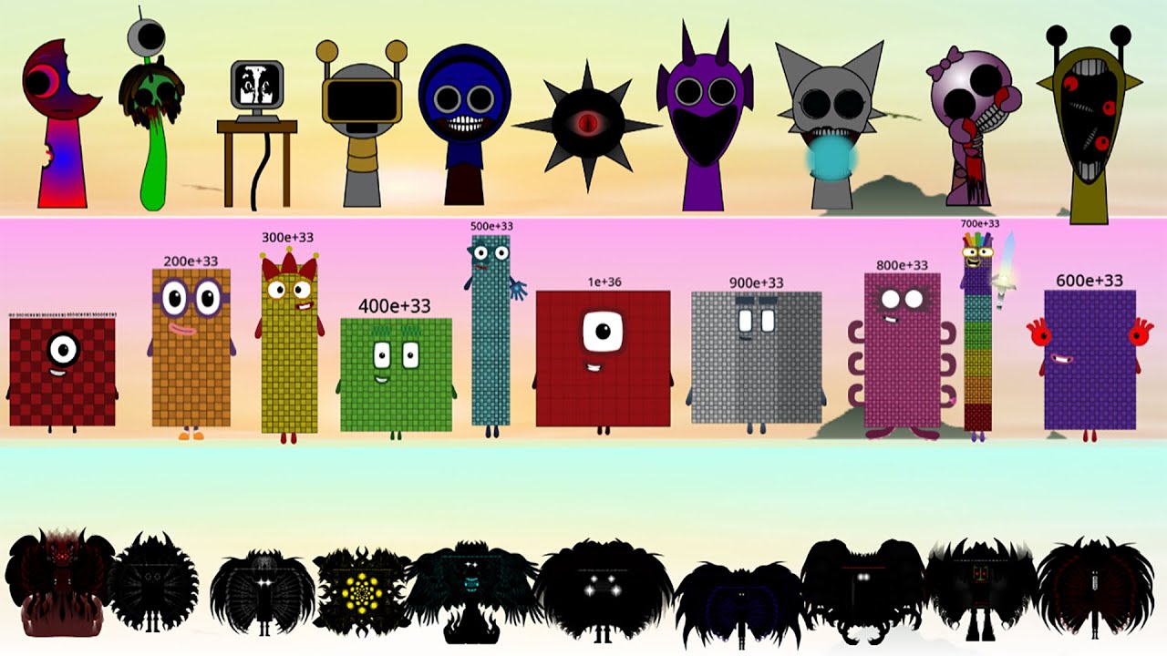 The Ultimate UBD VS Incredibox Sprunki VS Numberblocks Band But ...