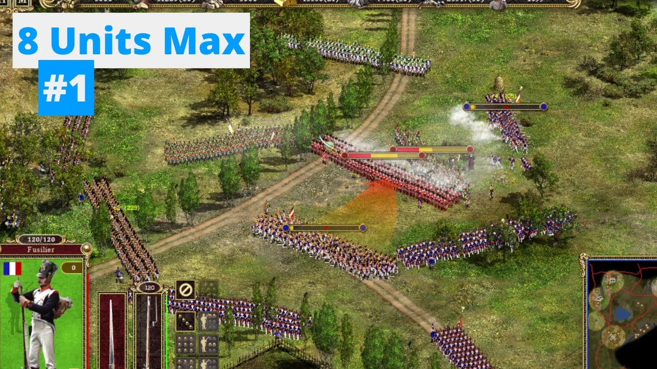 8 Units Max | Cossacks 2: Battle for Europe | France Very Hard | Part 1 ...