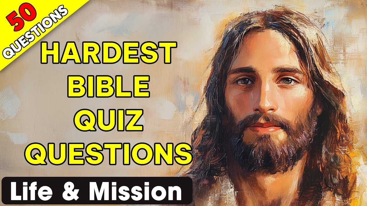 50 Bible Questions About Jesus Christ’s Life and Mission - YouTube