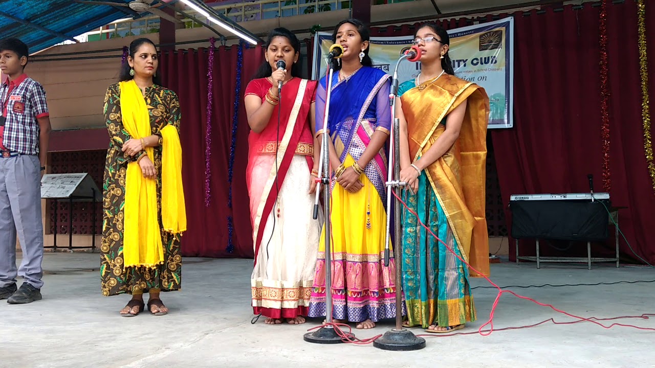 KV AFS BEGUMPET - SANSKRIT GROUP SONG BHASHA SANGAM - YouTube