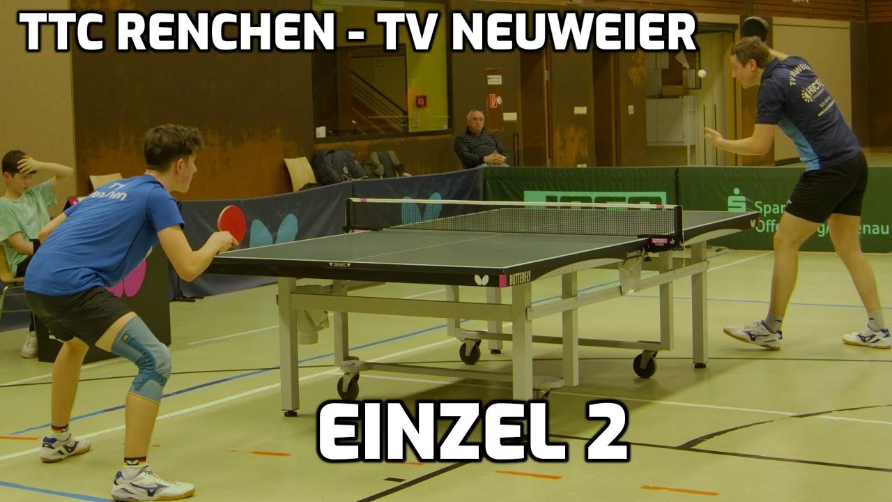 TTC Renchen - TV Neuweier Einzel 2 - YouTube