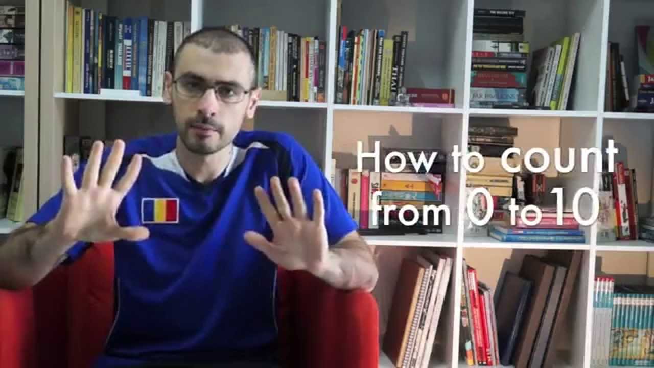 Learn Romanian from A to Z: How to count from 0 to 10 - YouTube