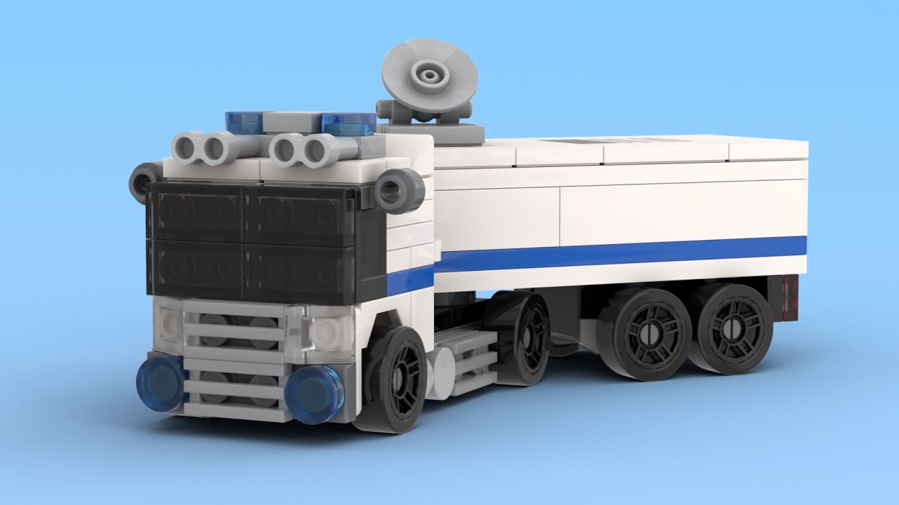 LEGO Microscale Mobile Police Command Center 🚓🔧 Mini Build for Ultimate ...