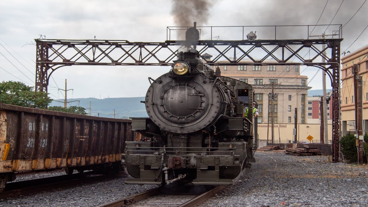 BLW 26: Steamtown Yard Shuttle Steam Train 2023 (Ft. NKP 514) (4K ...