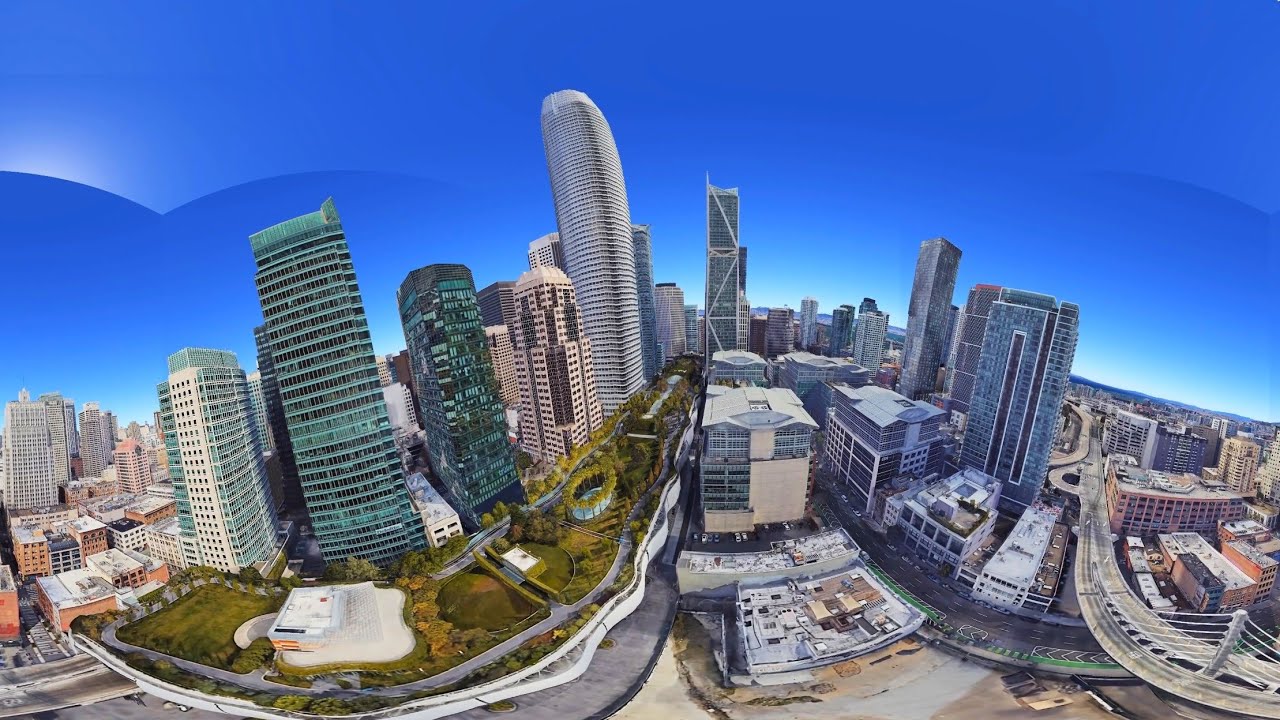 VR 3D - SURVOL Google Earth - San Francisco, Californie, USA - YouTube