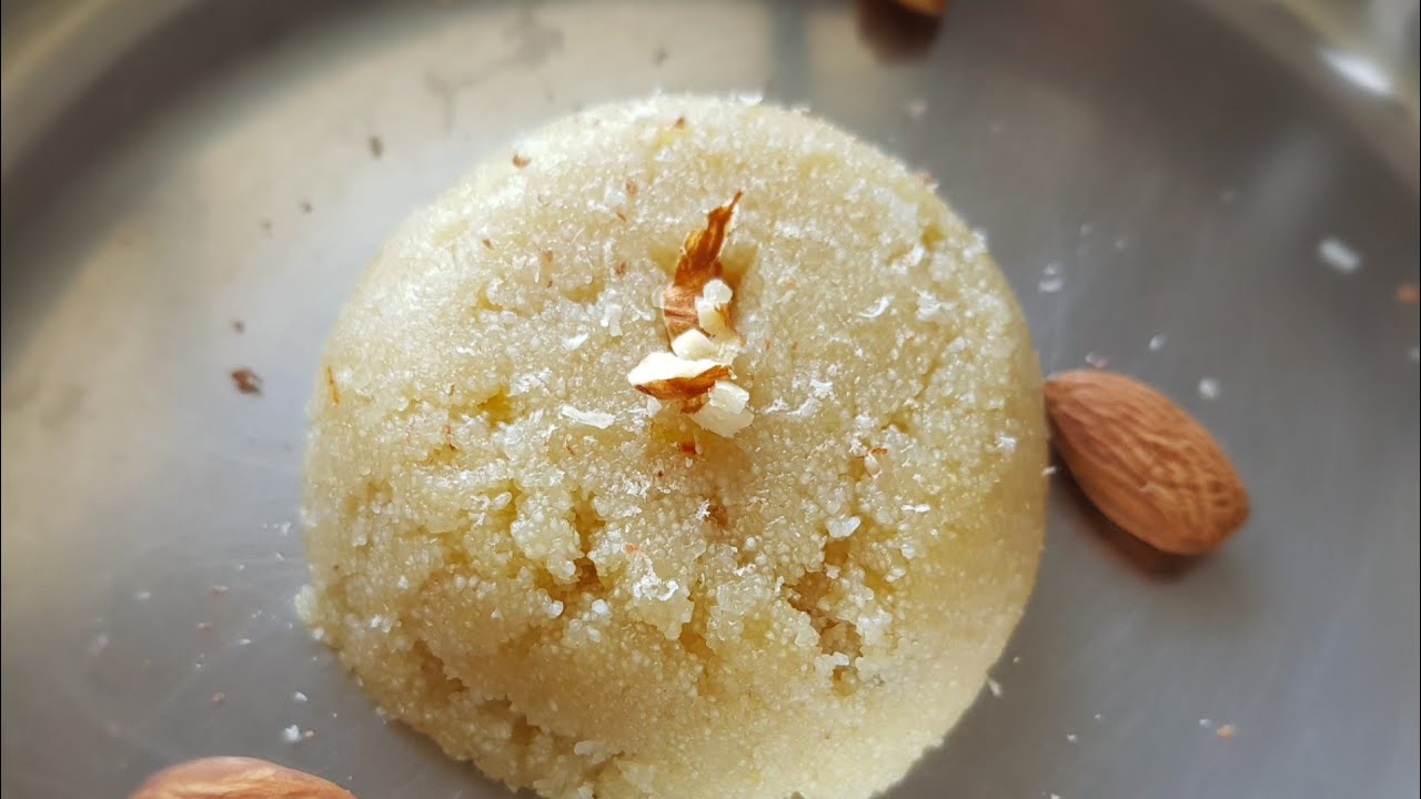 Sooji Rava Semolina Kesari A Sweet dessert No artificial Colour - YouTube