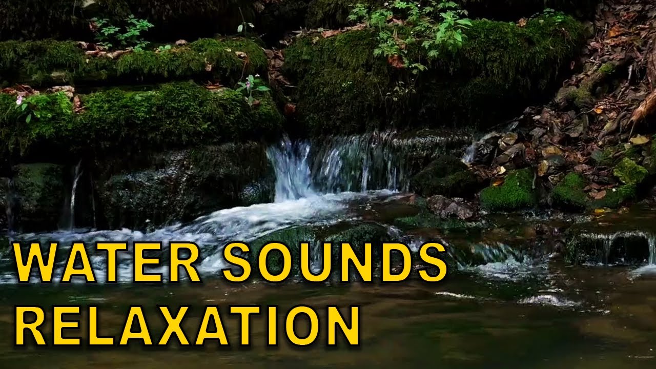 Relaxing water music sounds massage piano relax yoga waterfall stress ...