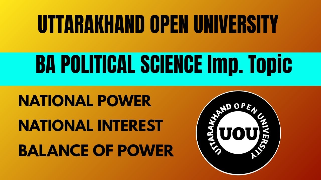 uou ba political science(baps) important topic 2025 #uou # ...