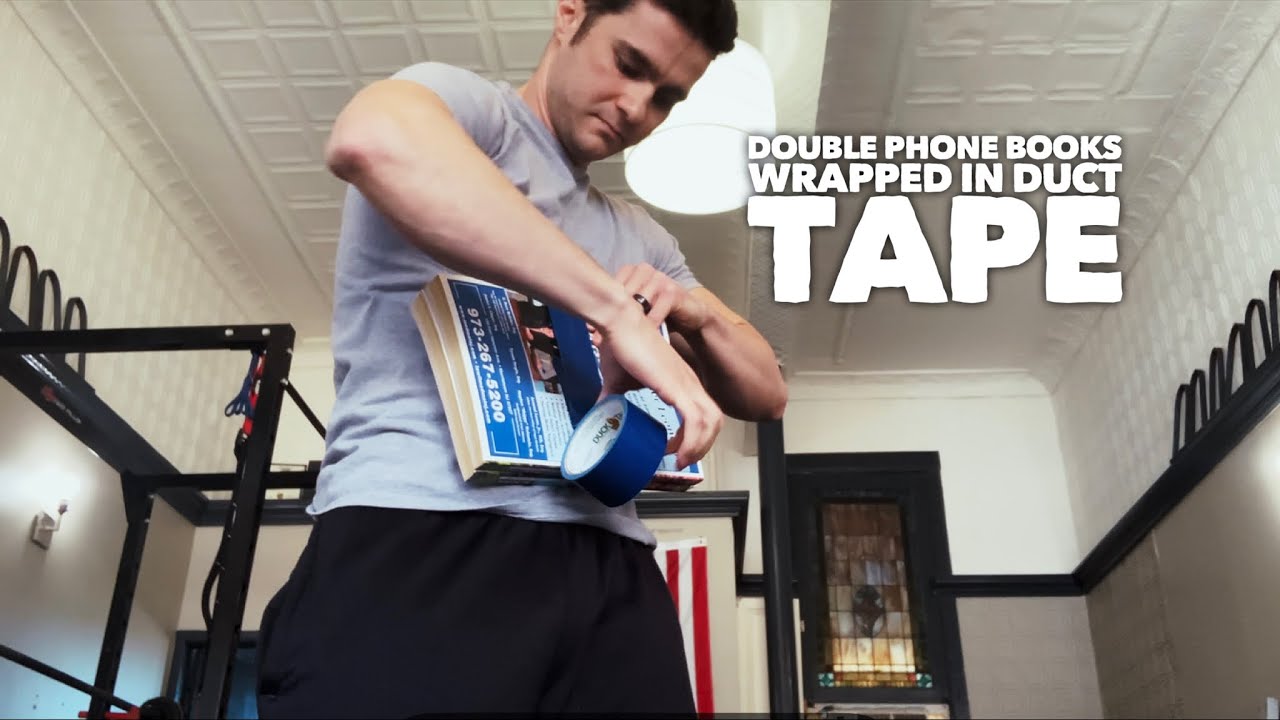 Ripping 2 PHONE BOOKS wrapped in DUCT TAPE - Feats of Strength Friday ...