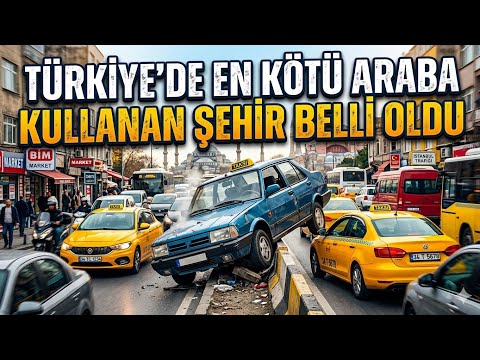 TÜRKİYE'DE EN KÖTÜ ARABA KULLANILAN ŞEHİR BELLİ OLDU #ramazan #ramazanmubarak #ramazanspecial #eu