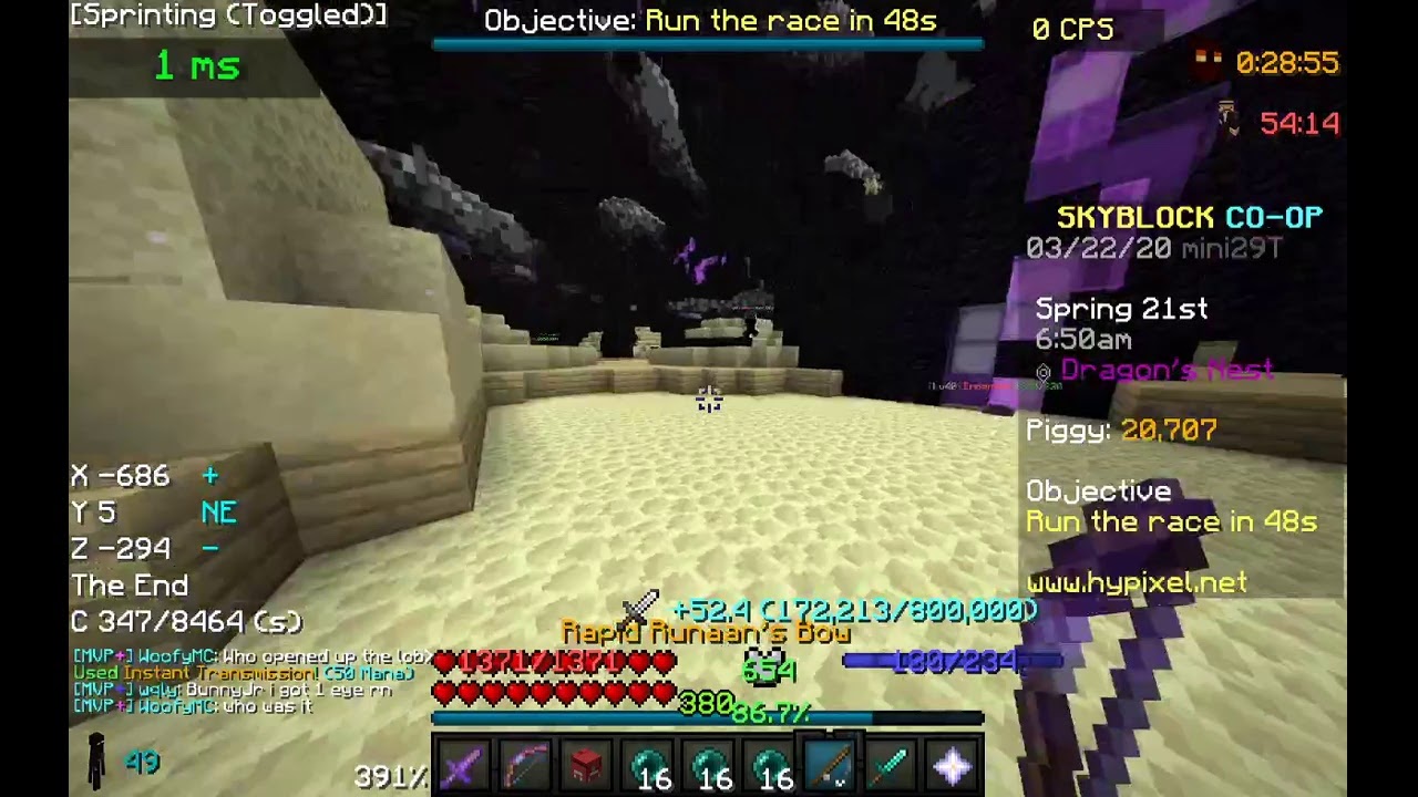 Minecraft | Hypixel | The Bridge and Skyblock - YouTube