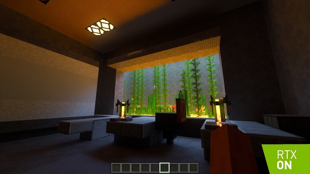 Minecraft RTX (RTX showcase world) in 1080p, R5 3600 + RTX 3060 ...