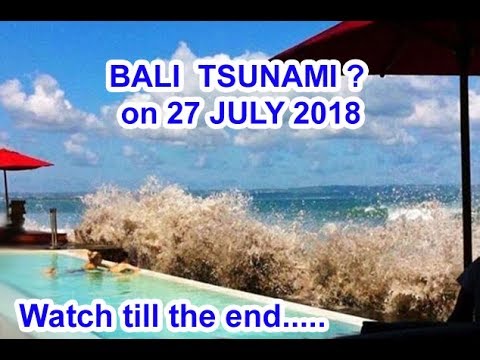 Bali hit by mini Tsunami on 27 July 2018 super big wave Bali Indonesia ...