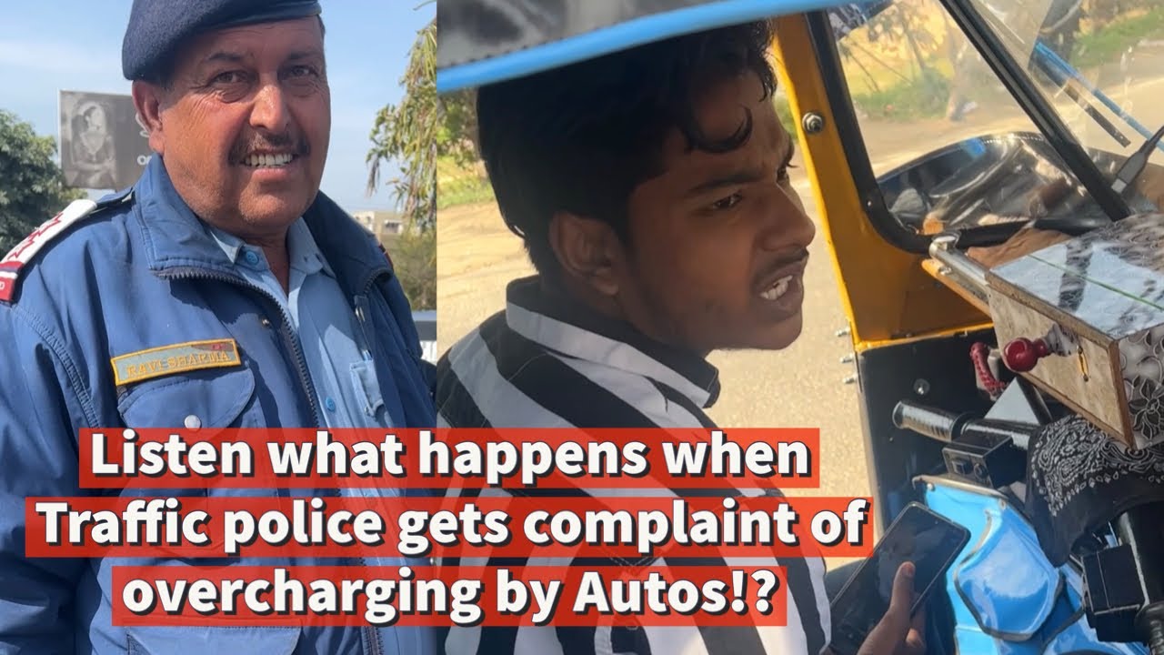 Listen what happens when Traffic police gets complaint of overcharging ...