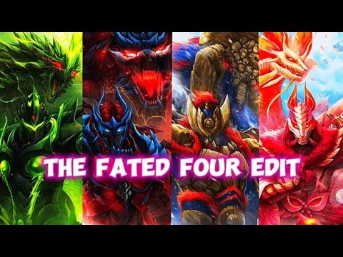The Fated Four Edit🔥🔥 #monsterhunter #glavenus #astalos #mizutsune # ...