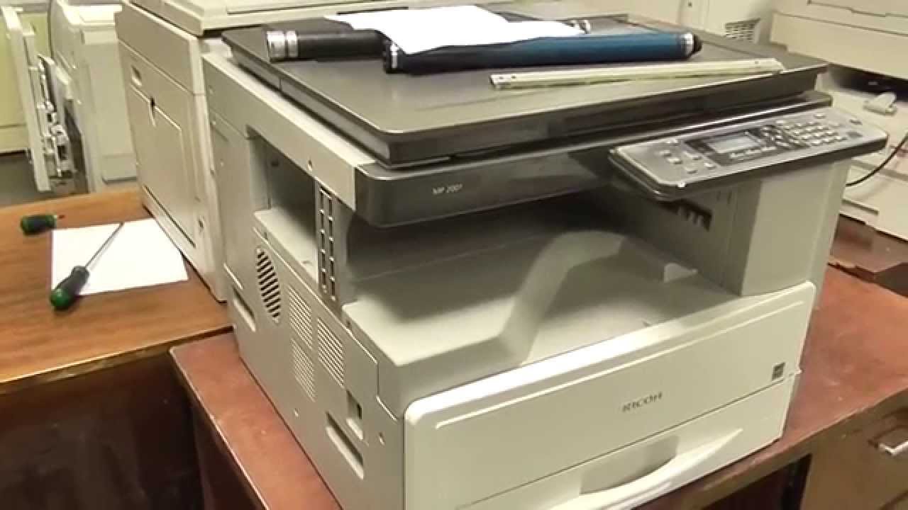 RICOH MP2001 ремонт - YouTube