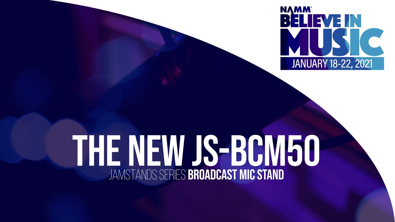 The New JamStands JS-BCM50 Broadcast Mic Stand from Ultimate Support ...