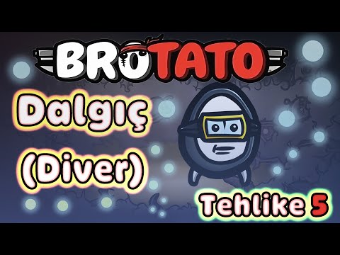 Brotato #58 - Dalgıç (Tehlike 5 Zorluk Seviyesi - Çarpışma Noktası) - Abyssal Terrors