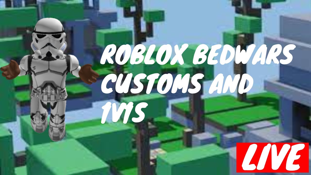 Bedwars Live custom and 1v1 - YouTube