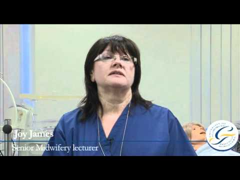 Joy James talks about being a midwife and Glamorgan's midwifery degree ...