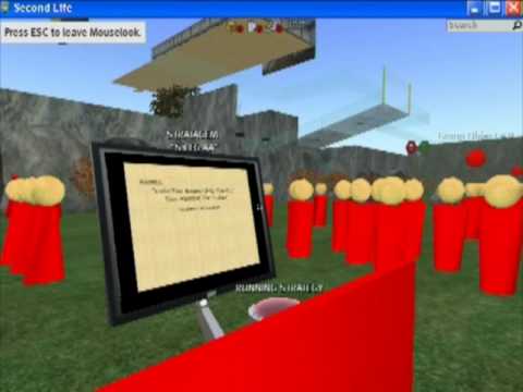 Second Life Virtual Classroom - YouTube